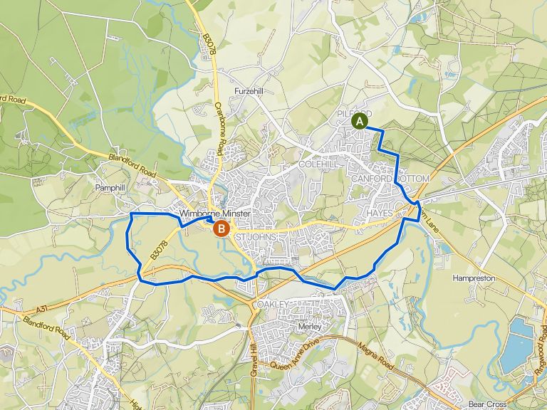 Colehill to Wimborne Minster | Wanderung | Komoot